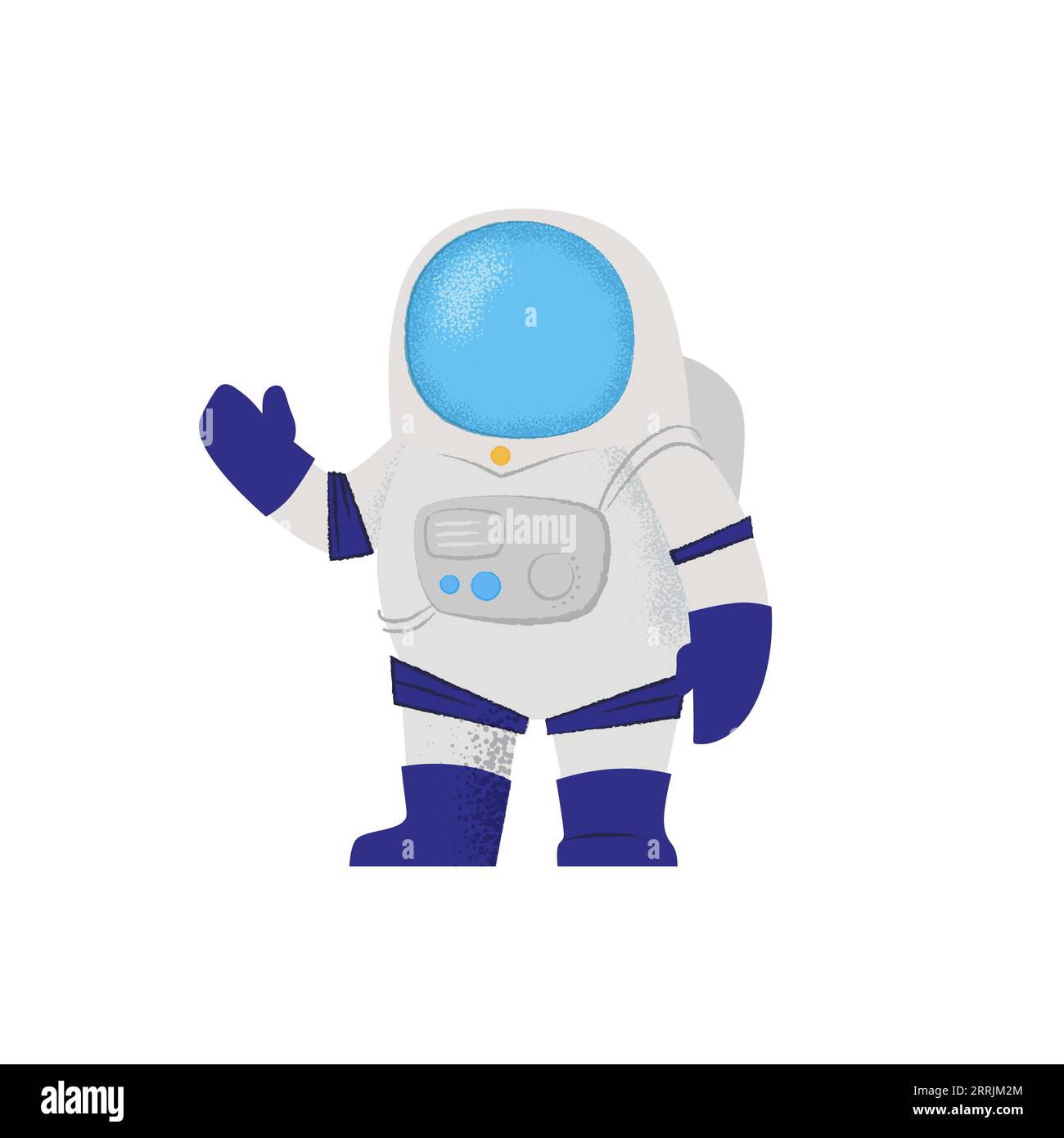 Astronaut in space suit waving with hand Stock Vector Image & Art - Alamy