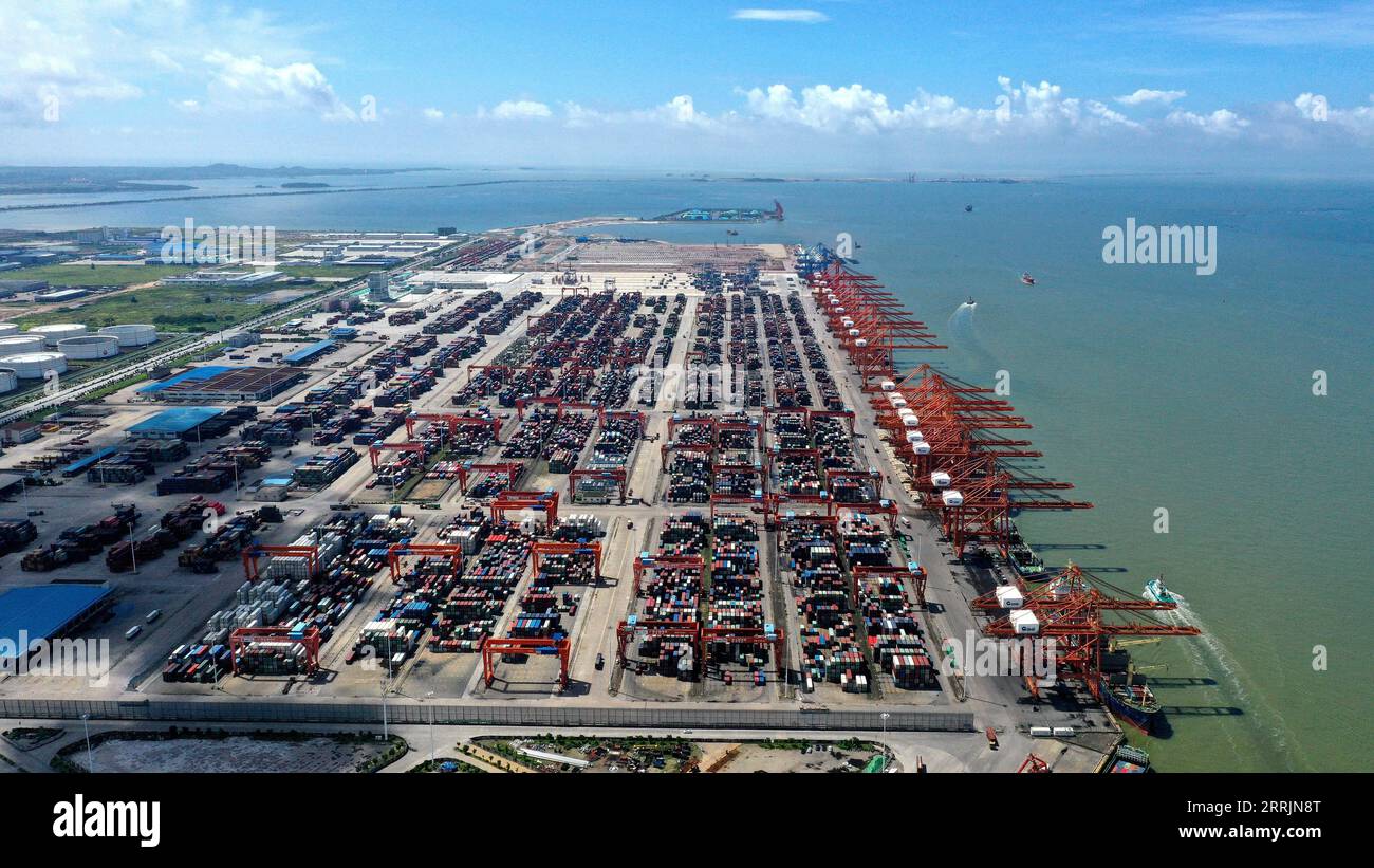 220731 -- NANNING, July 31, 2022 -- Aerial photo taken on July 9, 2022 ...