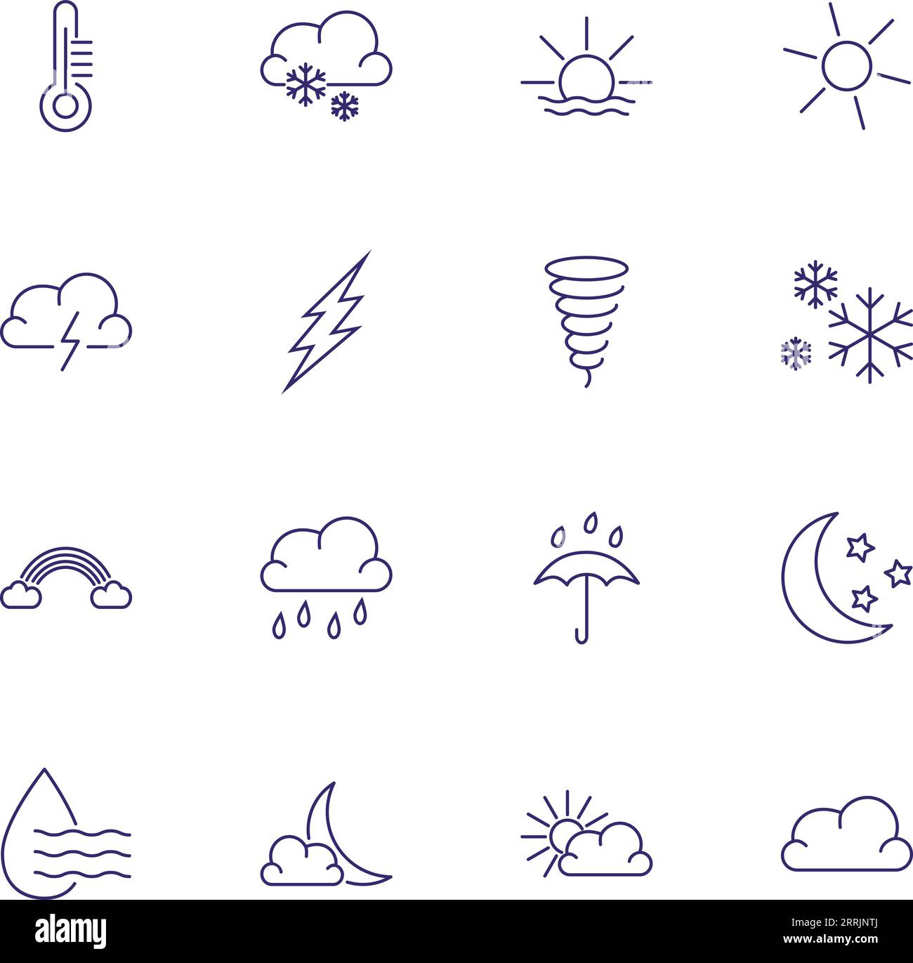 Natural phenomena icons Stock Vector Image & Art - Alamy