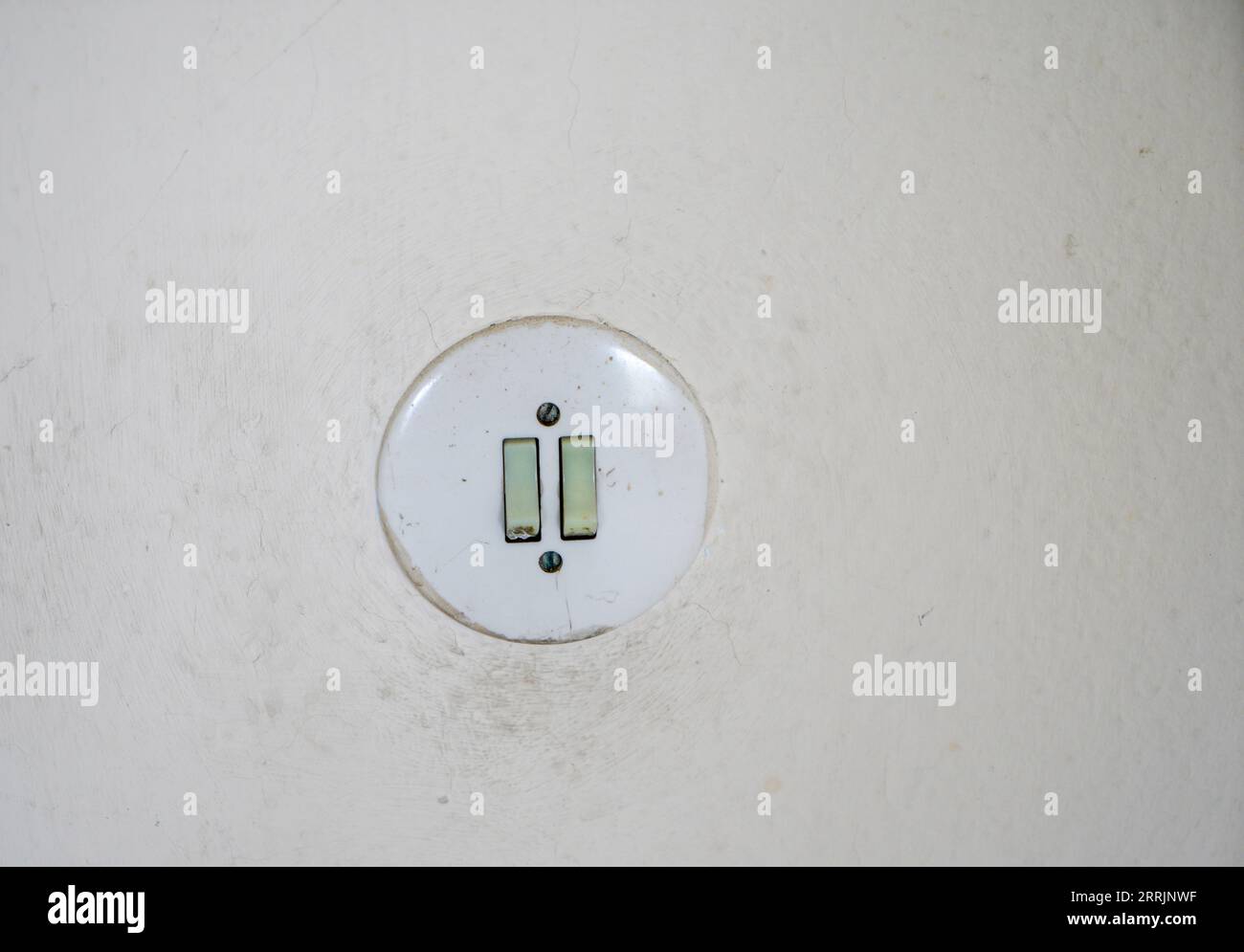 Round electric light switches hi-res stock photography and images - Alamy