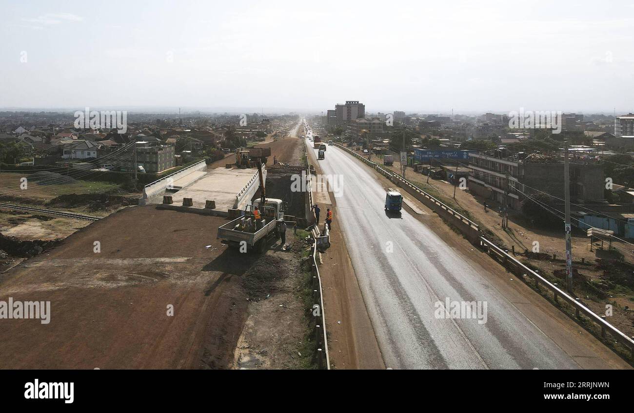 220801 -- NAIROBI, Aug. 1, 2022 -- Aerial photo taken on June 14, 2022 ...