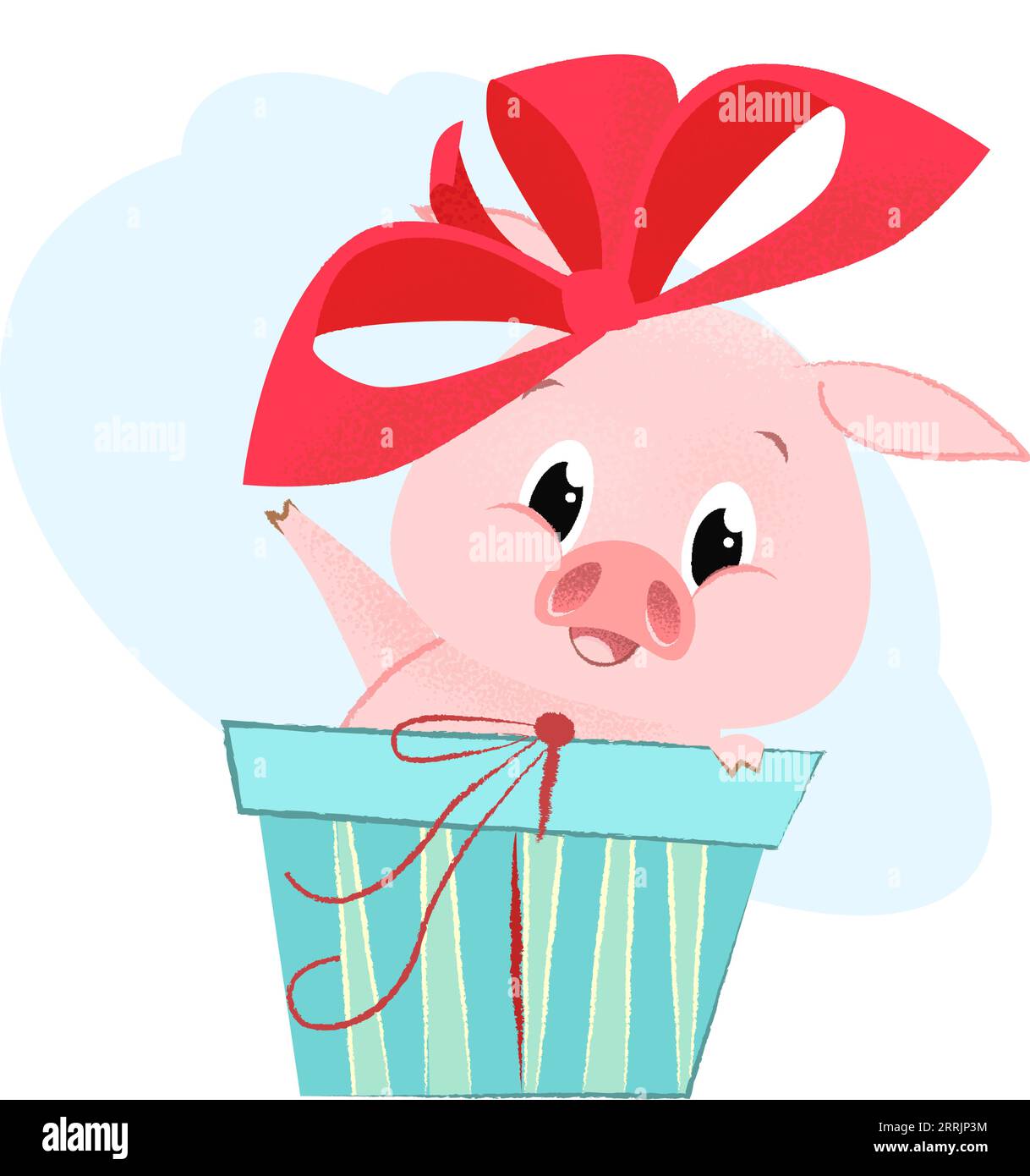 Cartoon piggy poster element design Stock Vector Image & Art - Alamy
