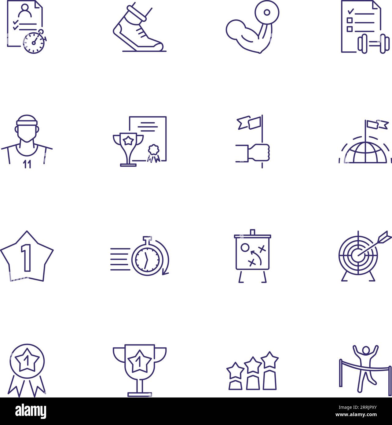 Sports and competition icons Stock Vector Image & Art - Alamy