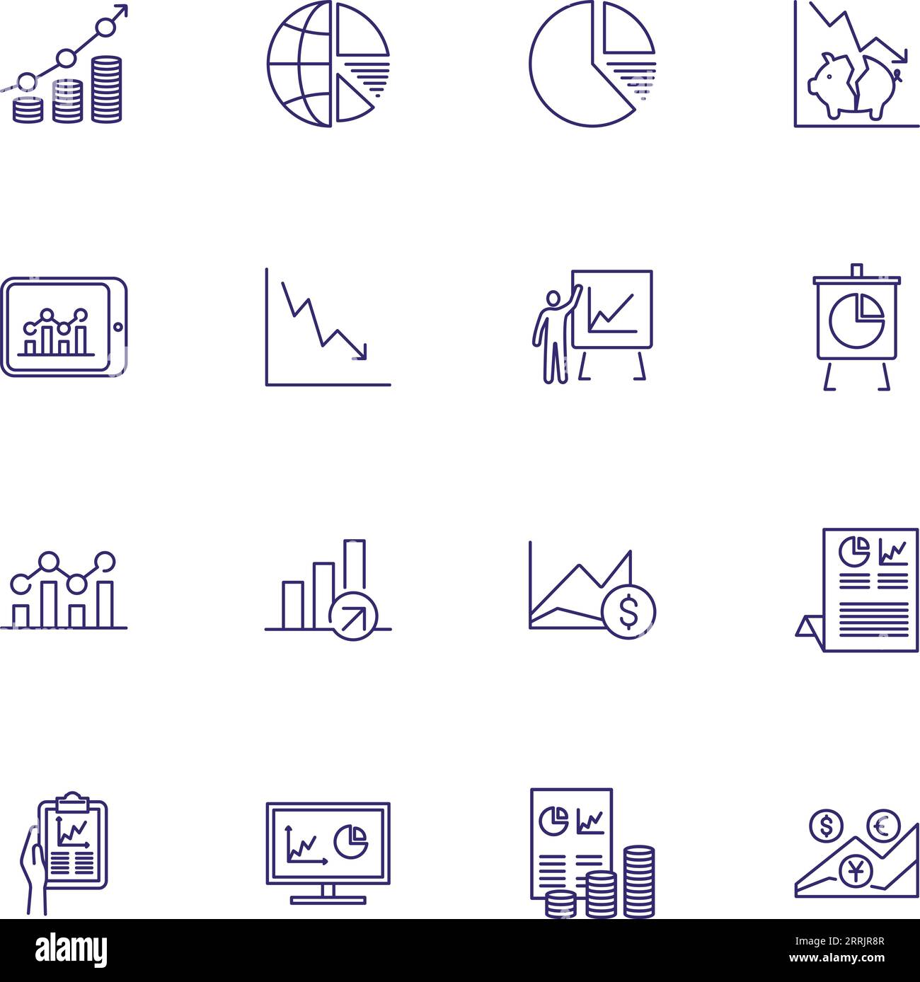 Economy graphics icons Stock Vector Image & Art - Alamy