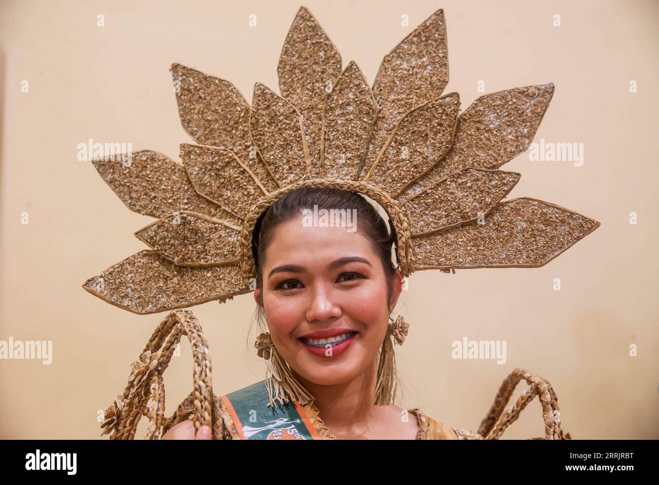 220805 -- LAS PINAS, Aug. 5, 2022 -- A contestant participates in the ...
