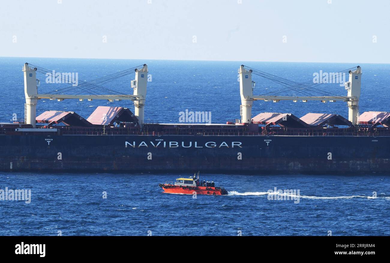 220807 -- ISTANBUL, Aug. 7, 2022 -- A vessel in the second caravan of ...