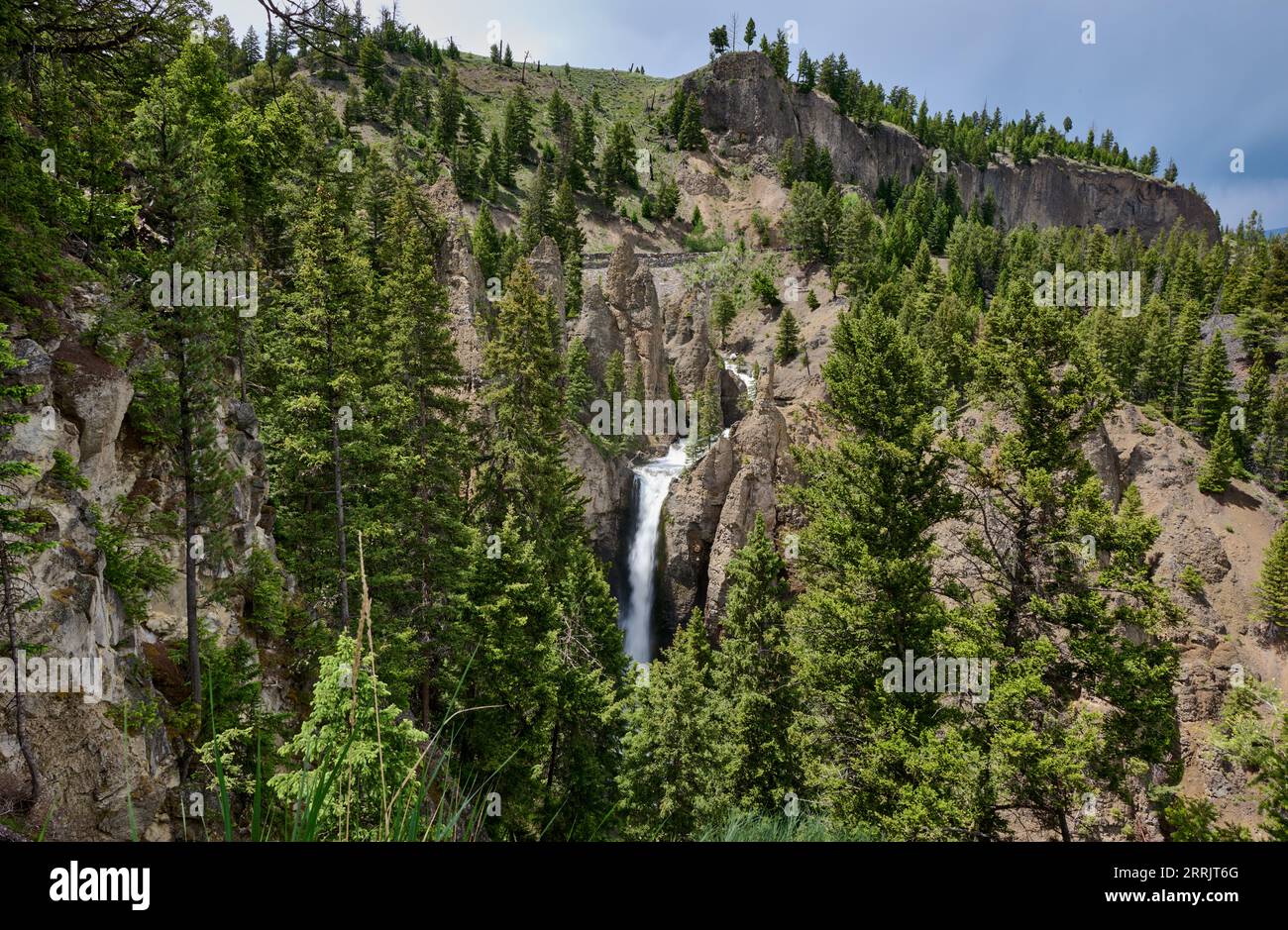 Tower Fall, Yellowstone National Park, Wyoming, United States of ...