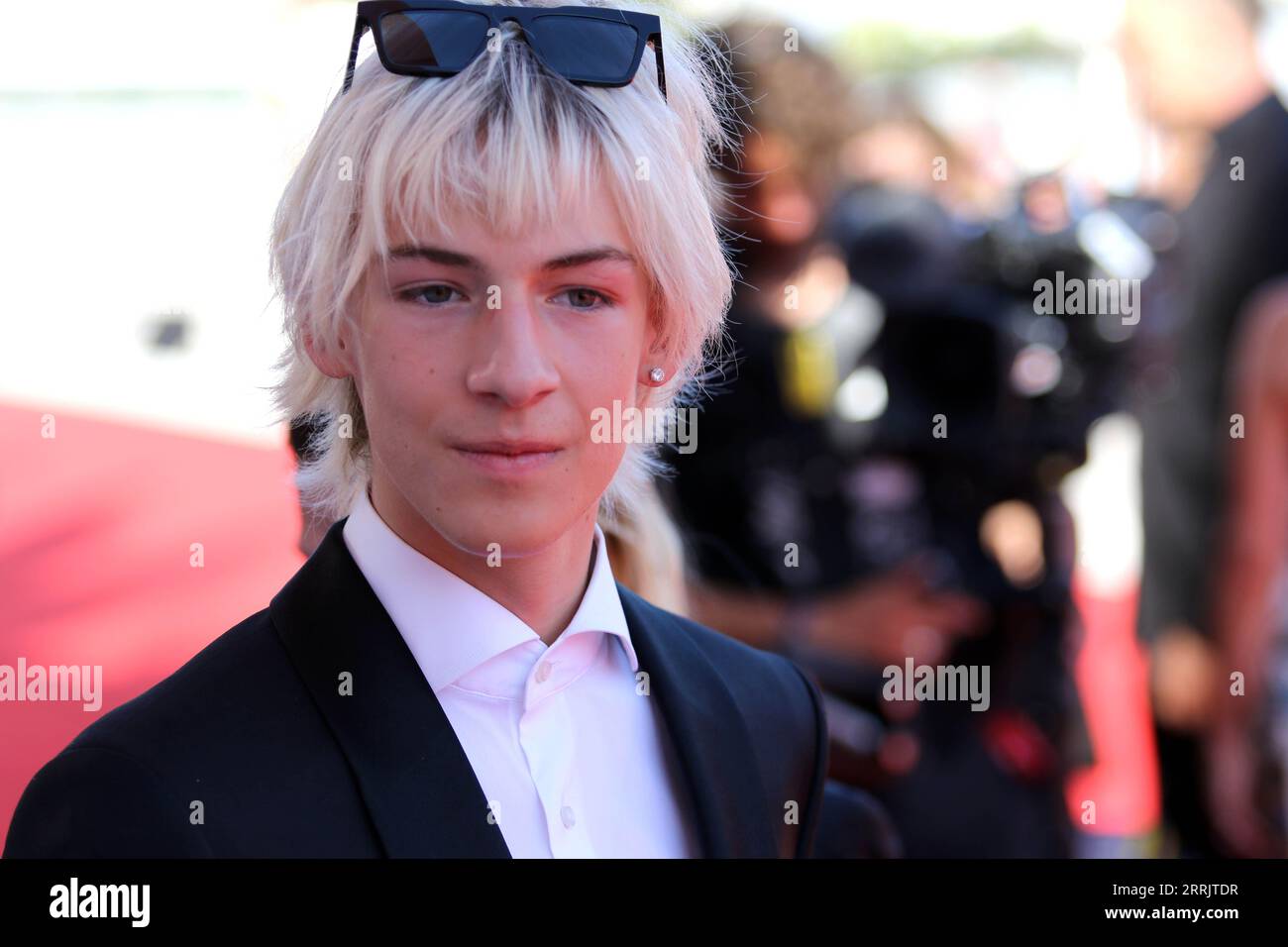 Italy, Lido di Venezia, September 8, 2023: Franek Englert attends the ...