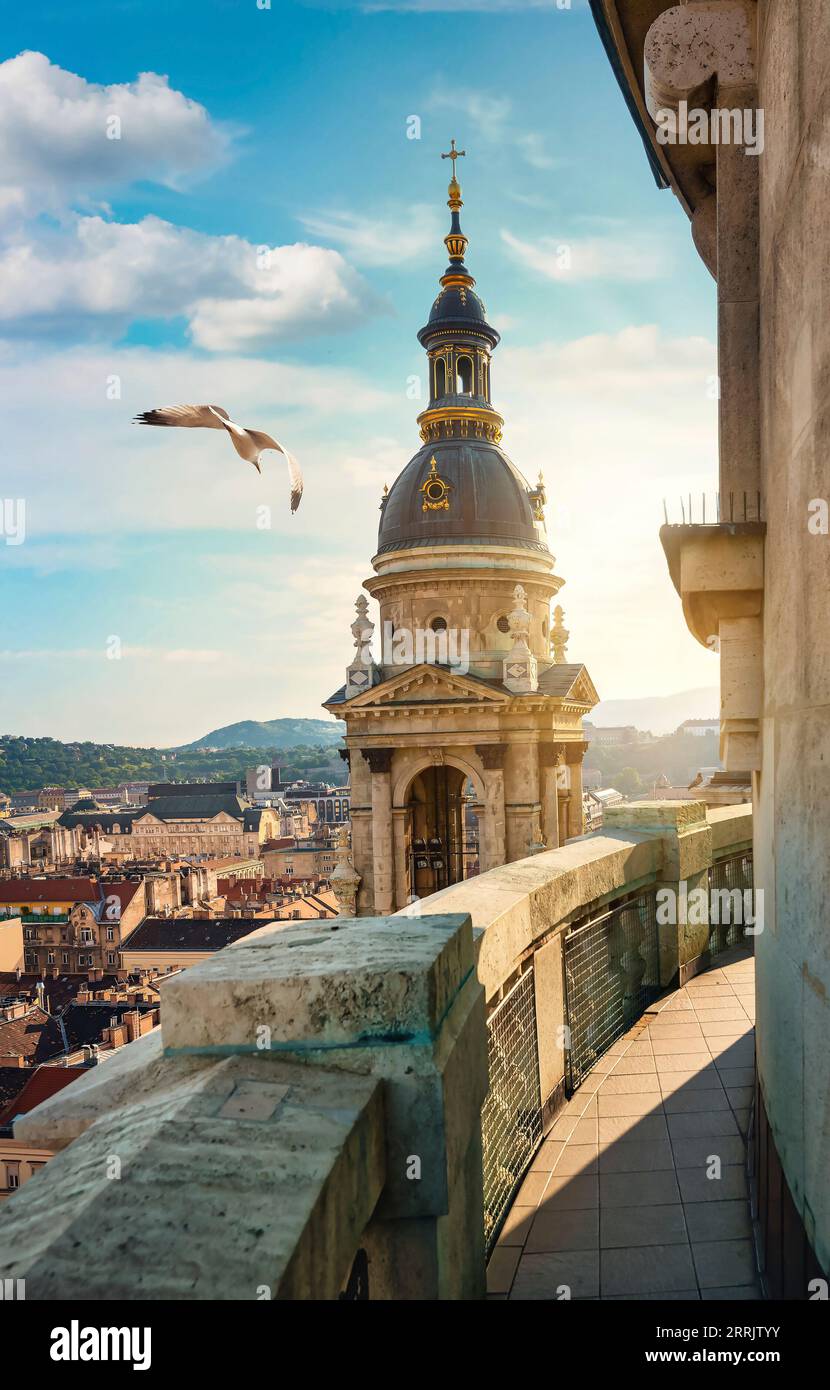 View on Budapest from Istvan basilica, Hungary Stock Photo - Alamy