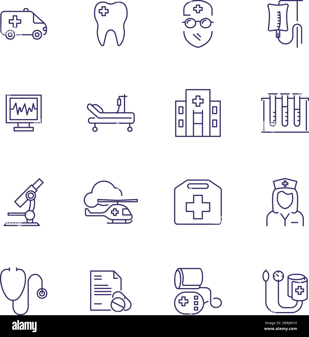 Health history silhouette Stock Vector Images - Alamy