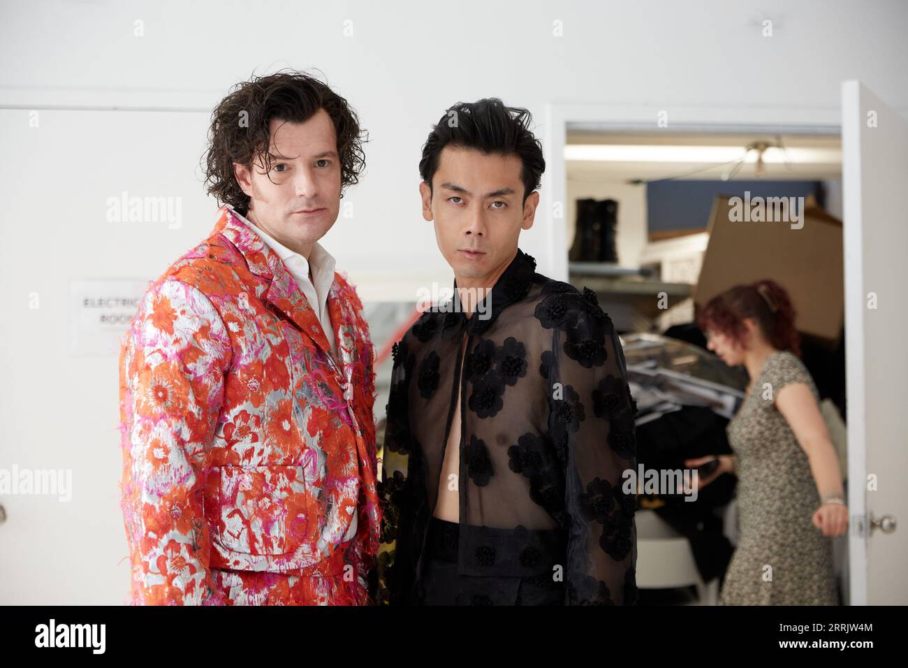 New York, New York, USA. 8th Sep, 2023. Designer Terry Singh backstage ...