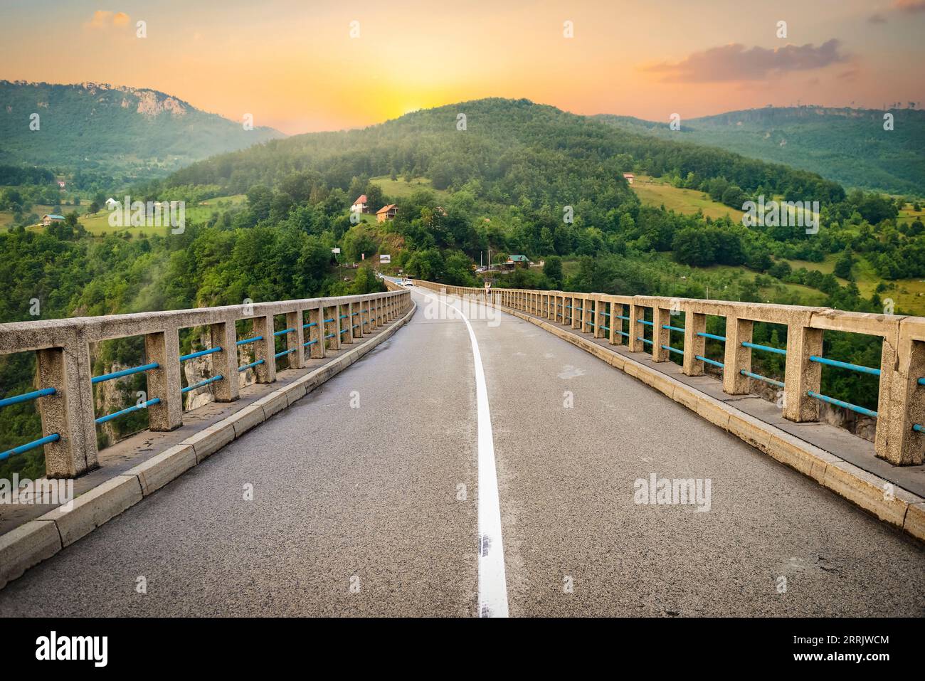 Montenegro. Dzhurdzhevich Bridge Over The River Tara Stock Photo - Alamy