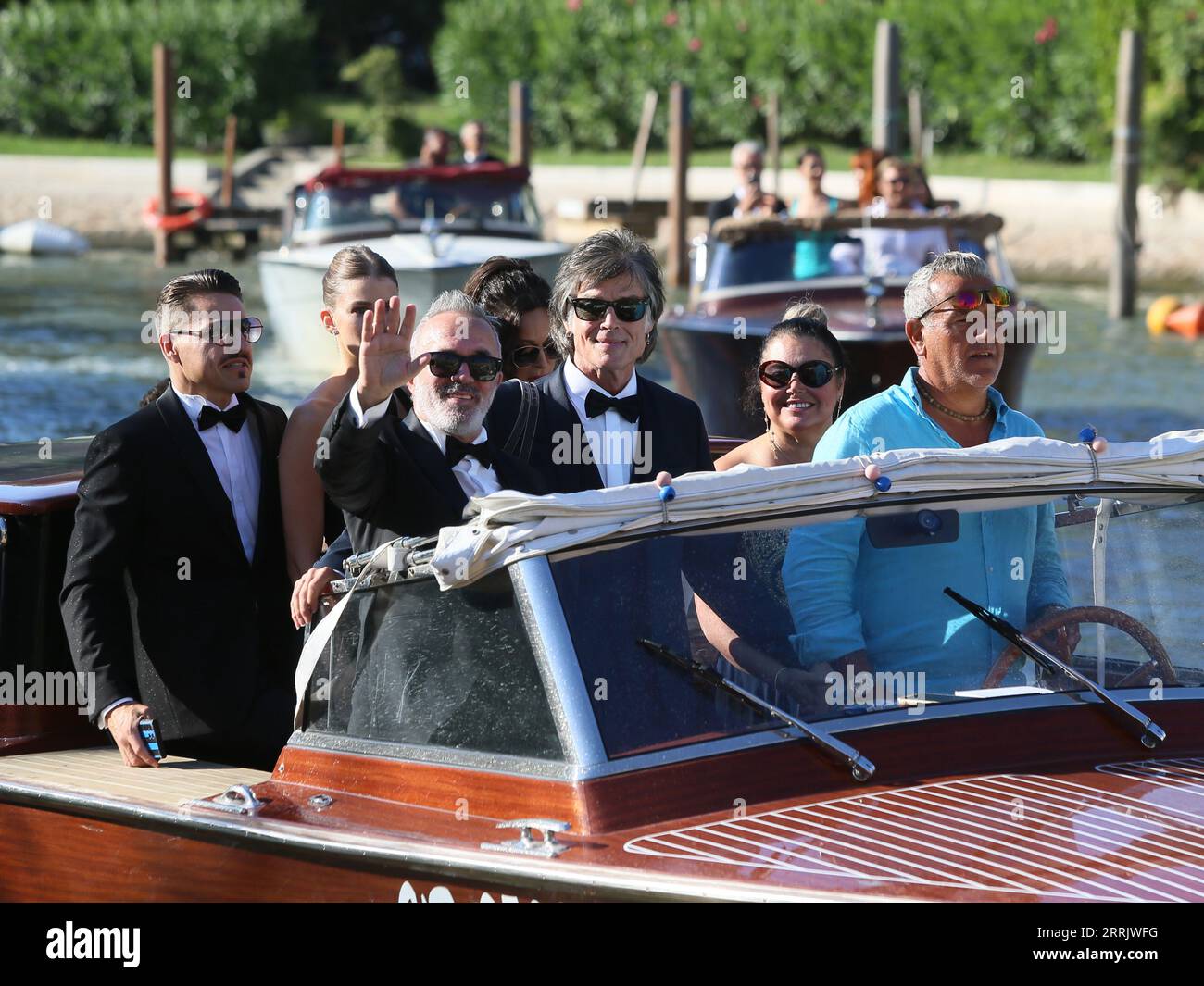 Venice, . 08th Sep, 2023. day 10 - arrivals at the Hotel Excelsior ...