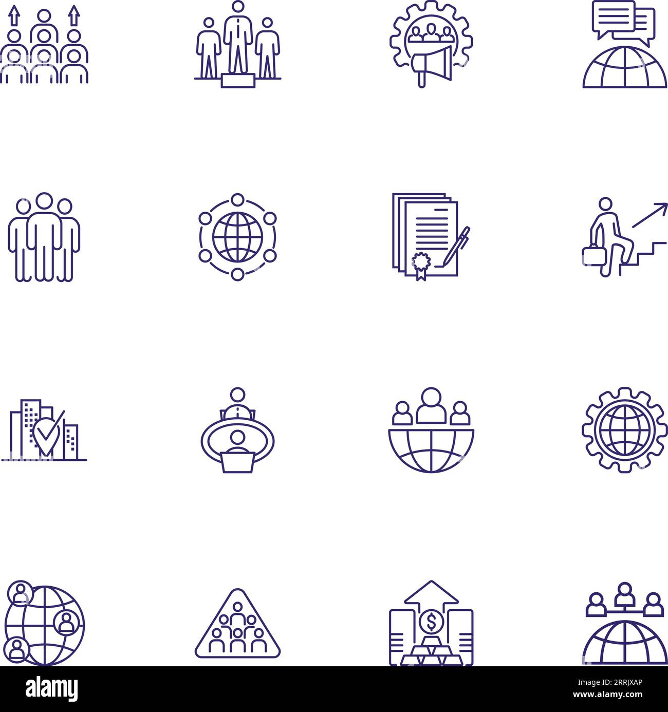 Politic and world leadership icons Stock Vector Image & Art - Alamy