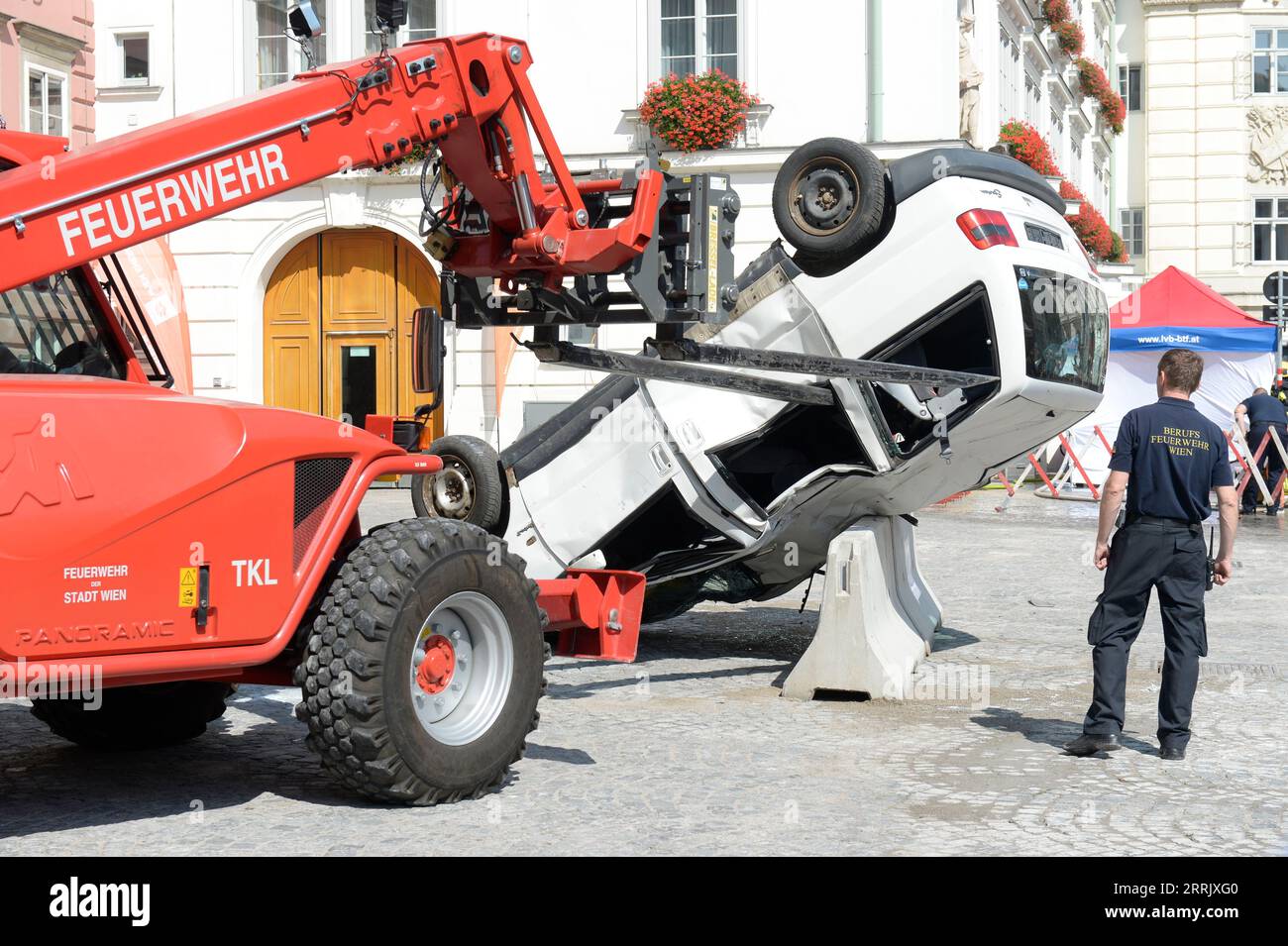 Vienna, Austria. Vienna professional fire department Stock Photo - Alamy