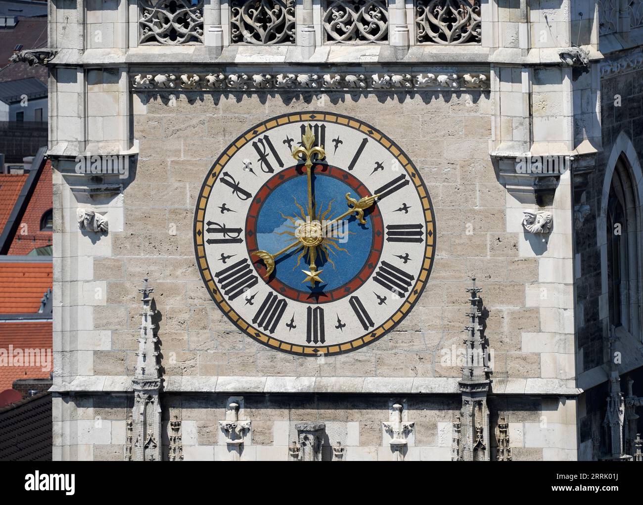 Germany, Bavaria, Munich, old town, Marienplatz, new town hall, town ...