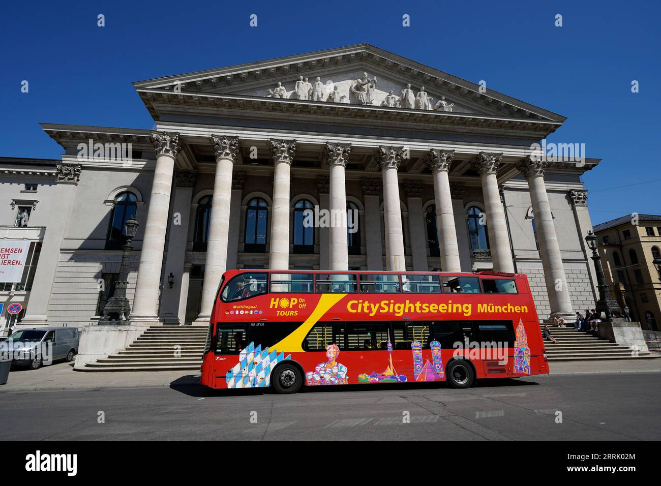 Germany, Bavaria, Munich, Old Town, Max-Joseph-Platz, Bavarian State ...
