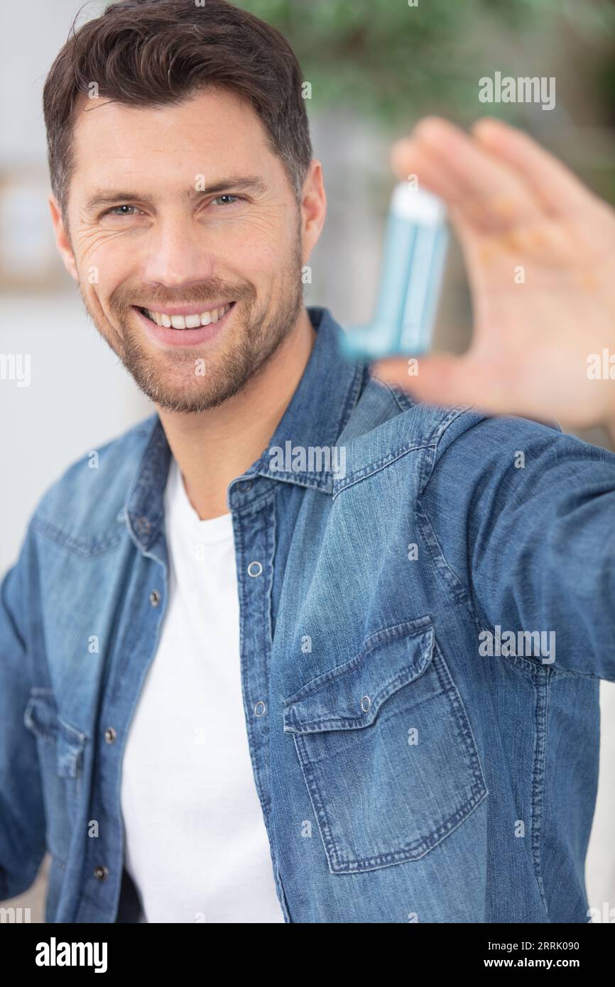 Excited young man saying happy hi-res stock photography and images - Alamy