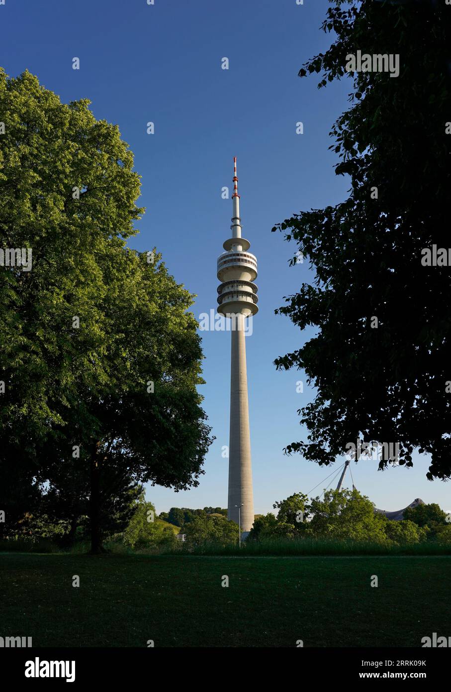 Munich olympic tower hi-res stock photography and images - Alamy