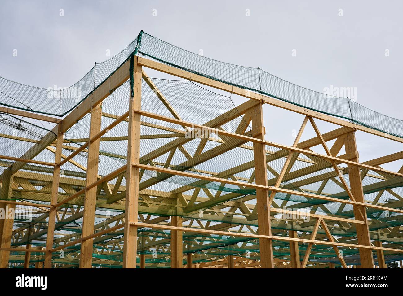 Germany, Bavaria, Upper Bavaria, Neuötting, hall construction, shell ...