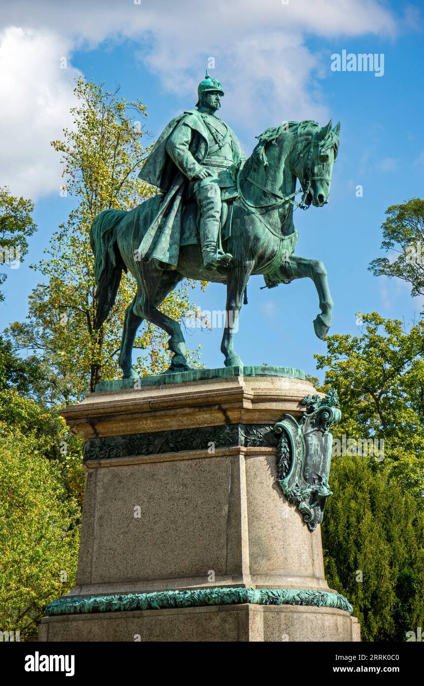 Equestrian statue, Duke Ernst II Saxe-Coburg and Gotha Duke from 1844 ...