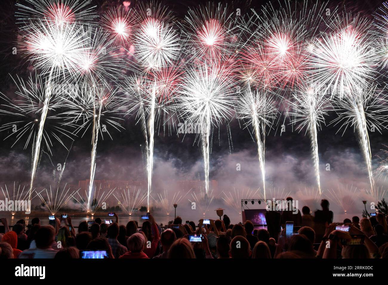 Fireworks festival in moscow hi-res stock photography and images - Alamy