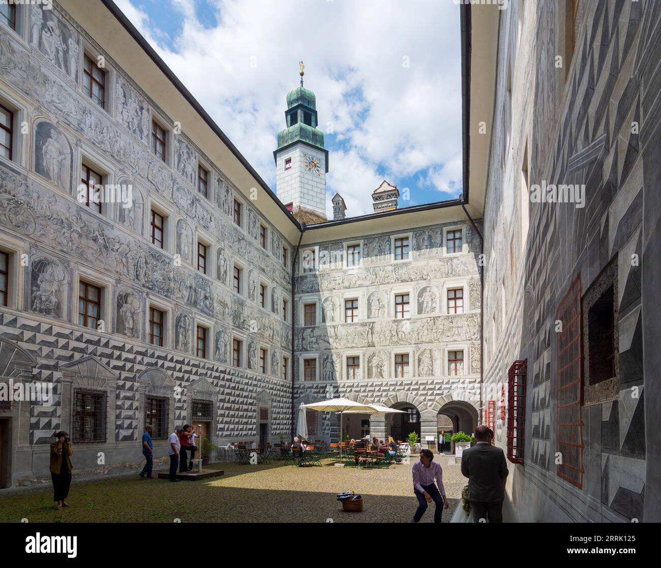 Schloss ambras castle in region innsbruck hi-res stock photography and ...
