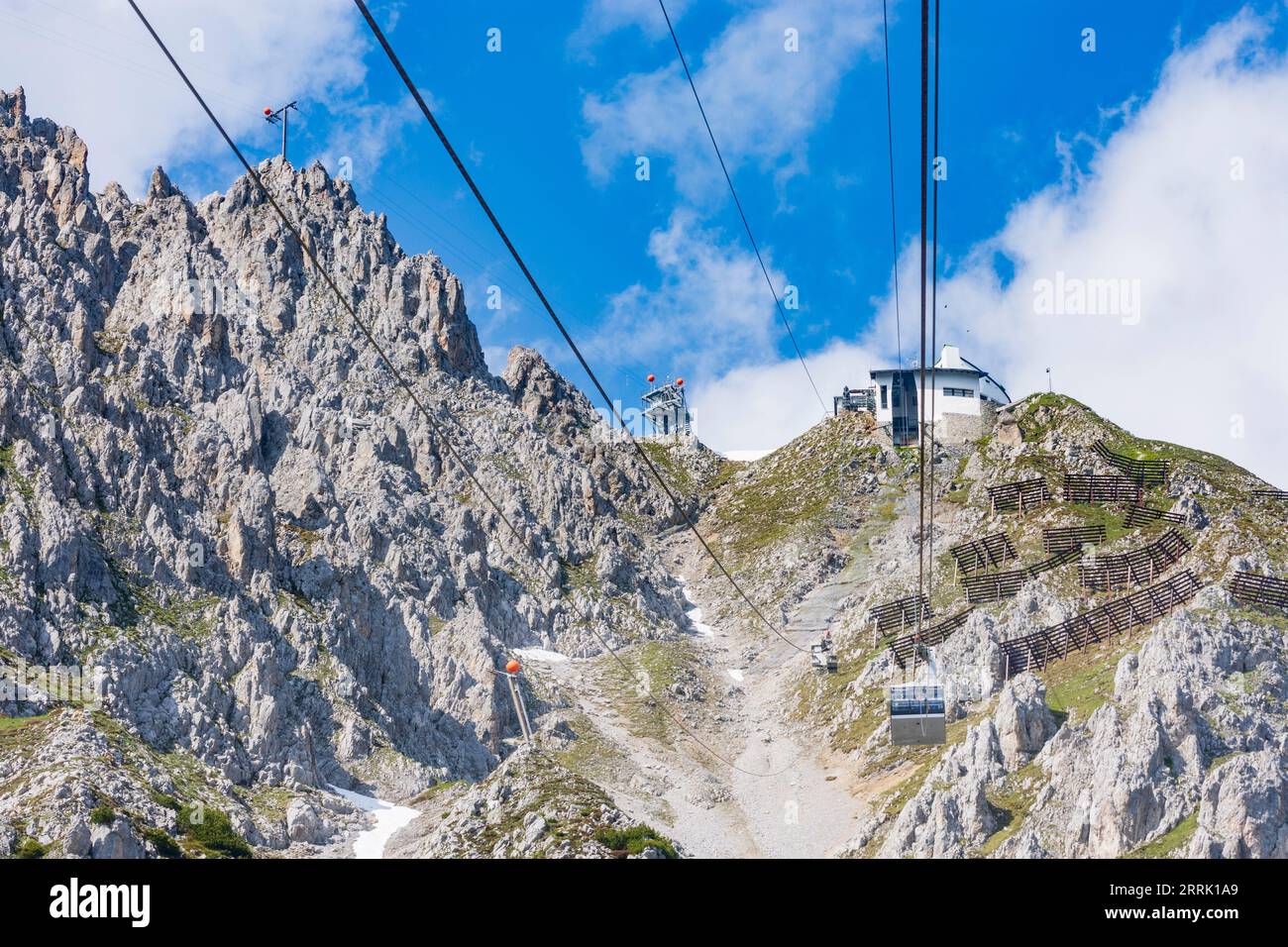 Nordkettenbahn nordkette cable car in region innsbruck hi-res stock ...