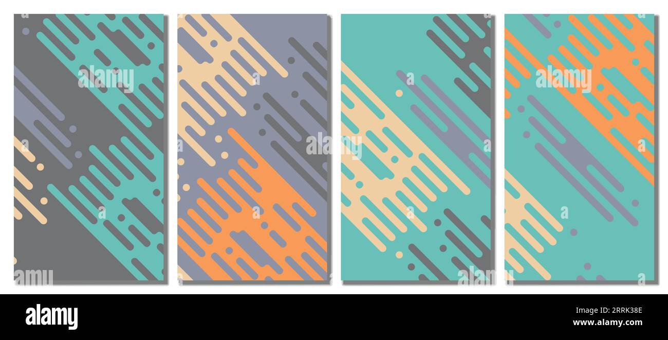 Abstract modern template set background. Vector illustration Stock ...