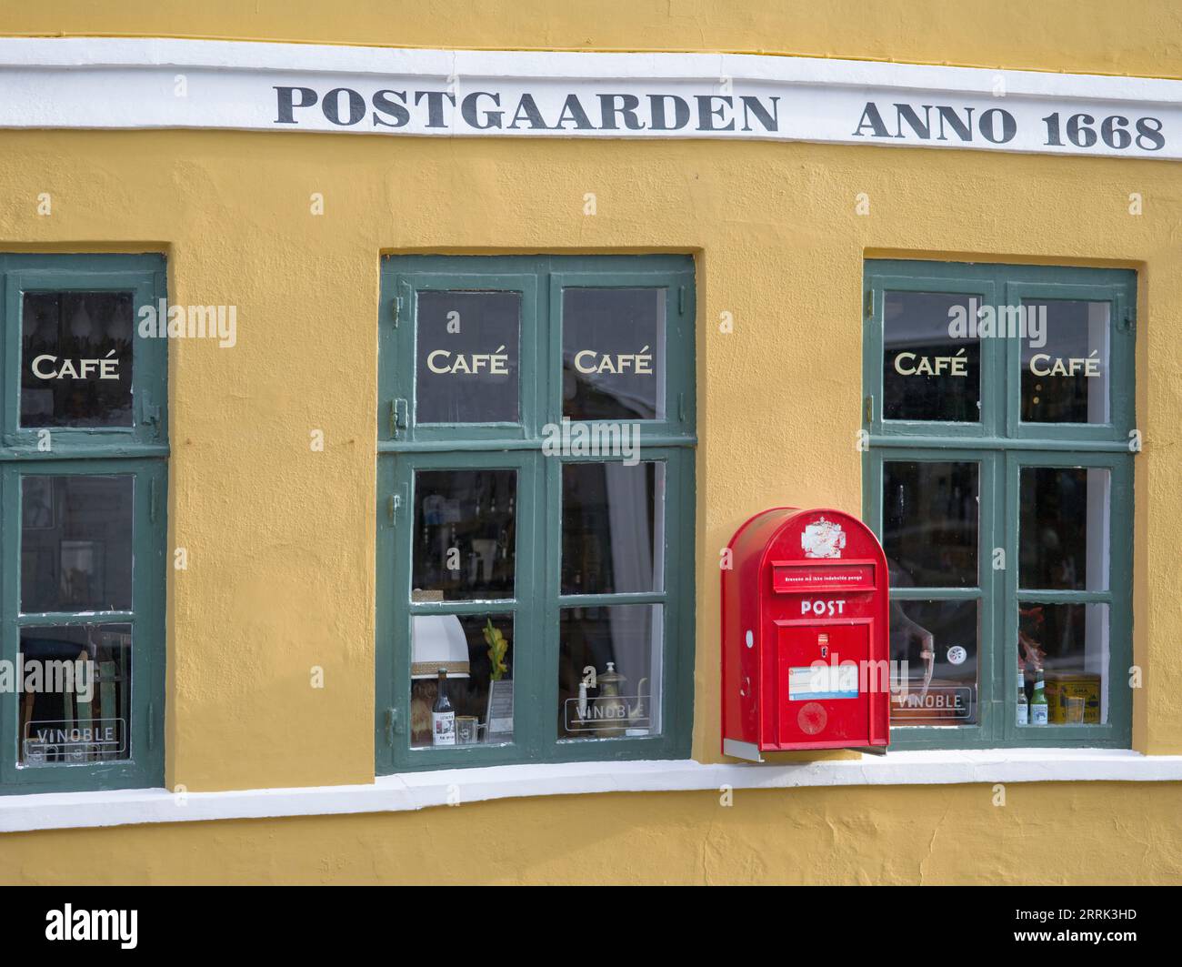 Old Post Office in Ribe, Denmark Stock Photo - Alamy