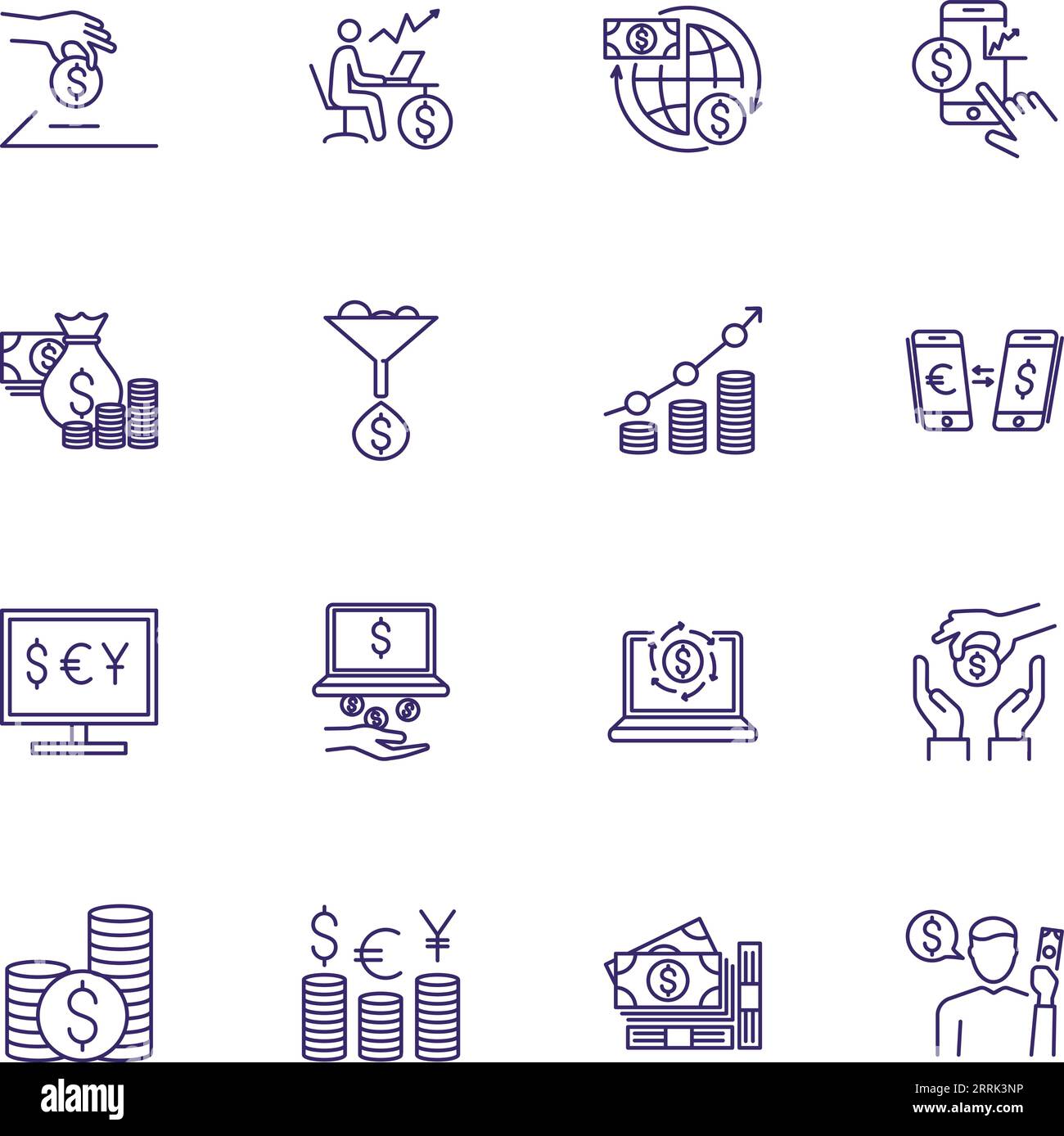 Finance line icon set Stock Vector Image & Art - Alamy Finance line icon set Stock Vector Image & Art - Alamy