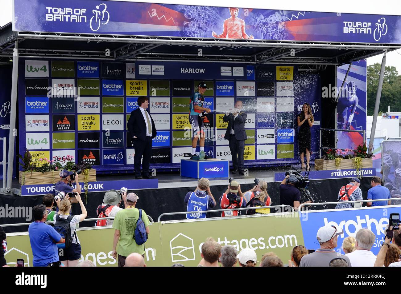 Tour of Britain 2023 - Stage 6 - stage winner, Danny Van Poppel, (BORA ...