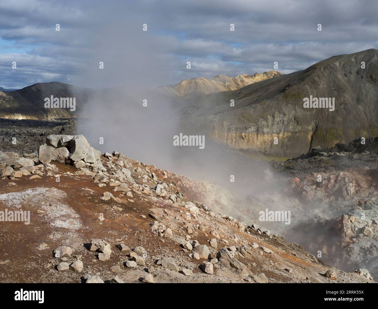 Hot springs near landmannalaugar hi-res stock photography and images ...