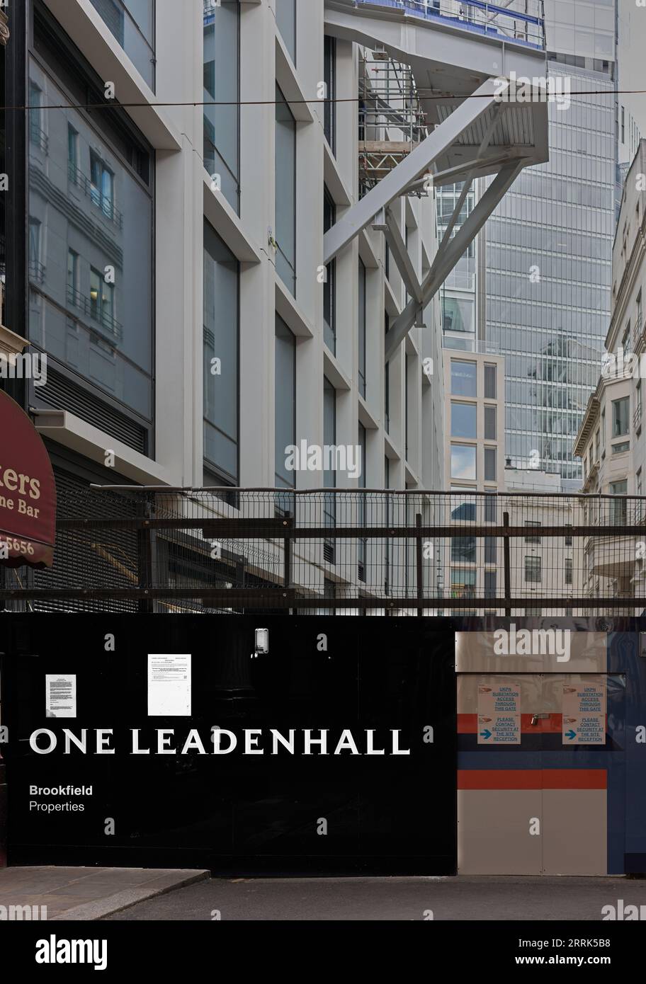 One (1) Leadenhall, a commercial skyscraper under construction in the ...