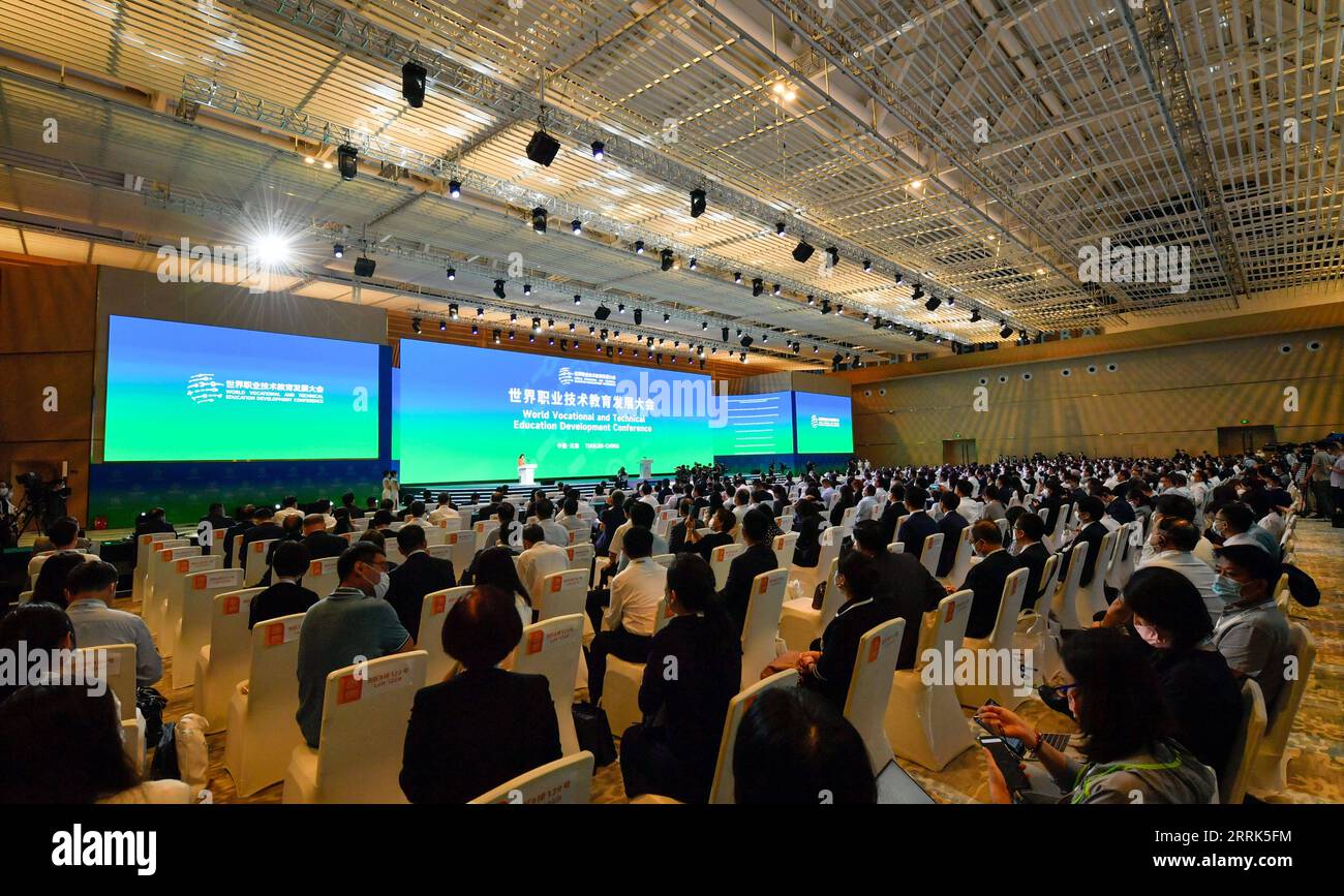 220820 -- TIANJIN, Aug. 20, 2022 -- The opening ceremony of the World Vocational and Technical ...