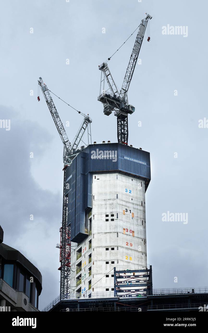 One (1) Leadenhall, a commercial skyscraper under construction in the ...