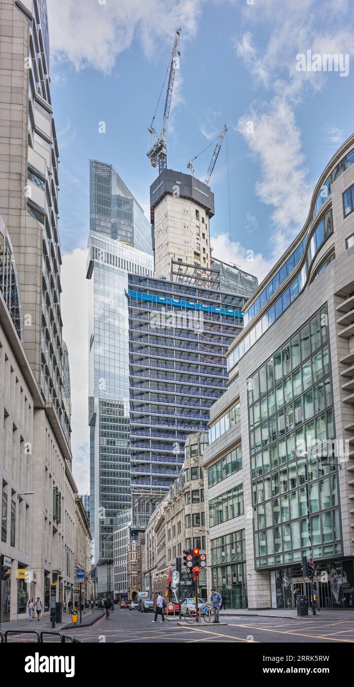 One (1) Leadenhall, a commercial skyscraper under construction in the ...