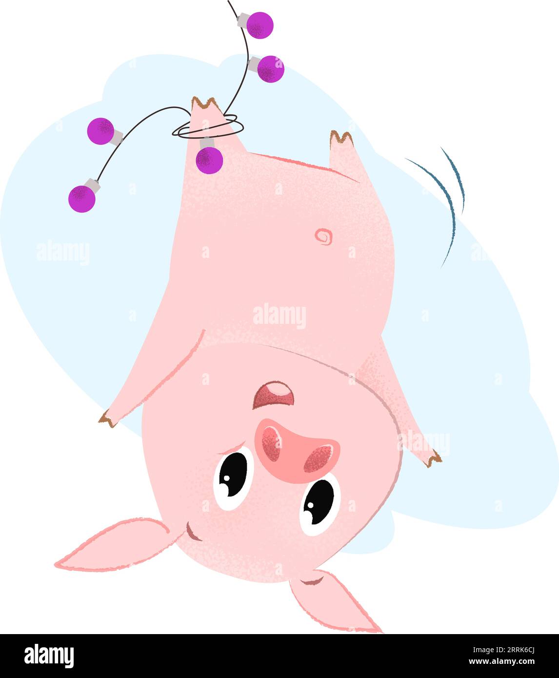 Cartoon funny piglet poster element design Stock Vector Image & Art - Alamy