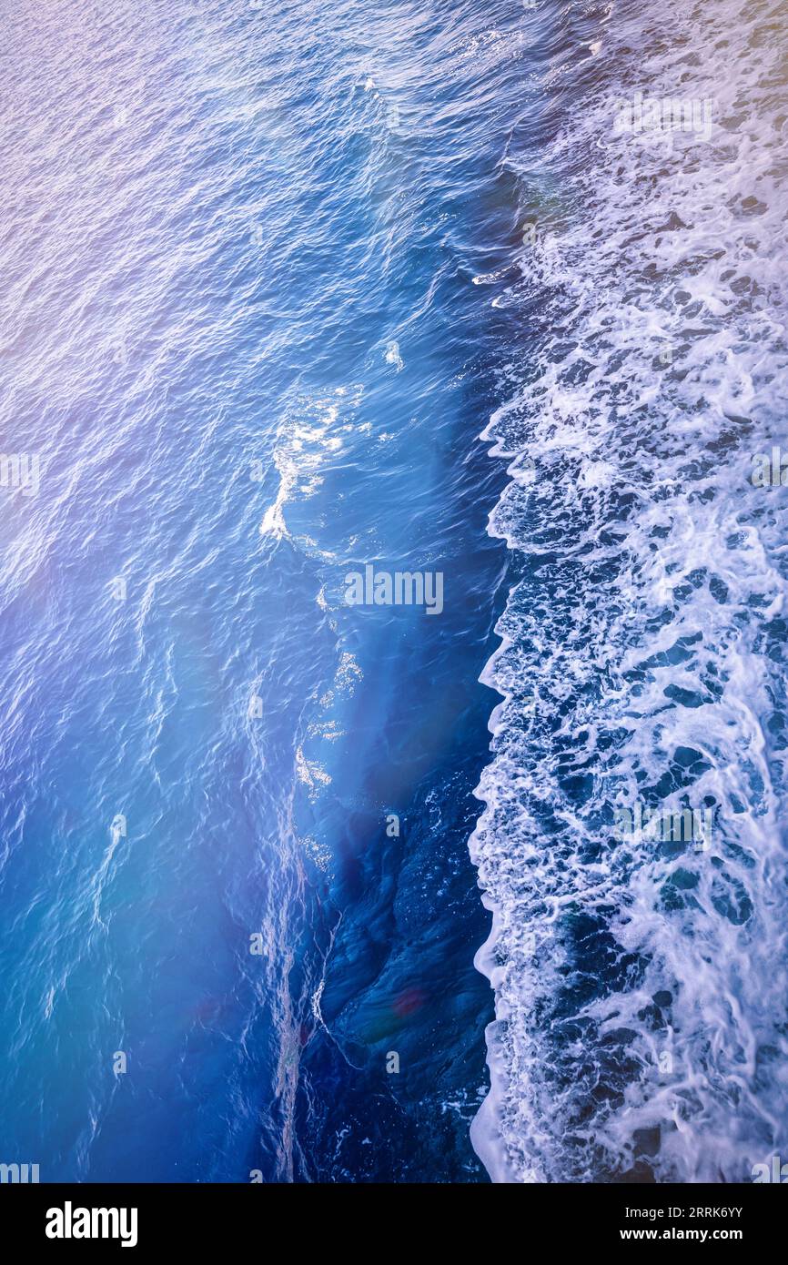 Croatia, Kvarner bay, Primorje Gorski Kotar County, island of Krk, blue ...