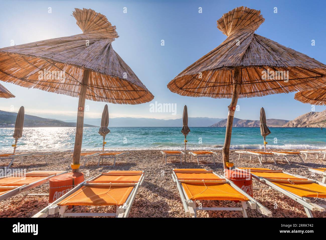 Croatia, Kvarner bay, Primorje Gorski Kotar County, island of Krk ...