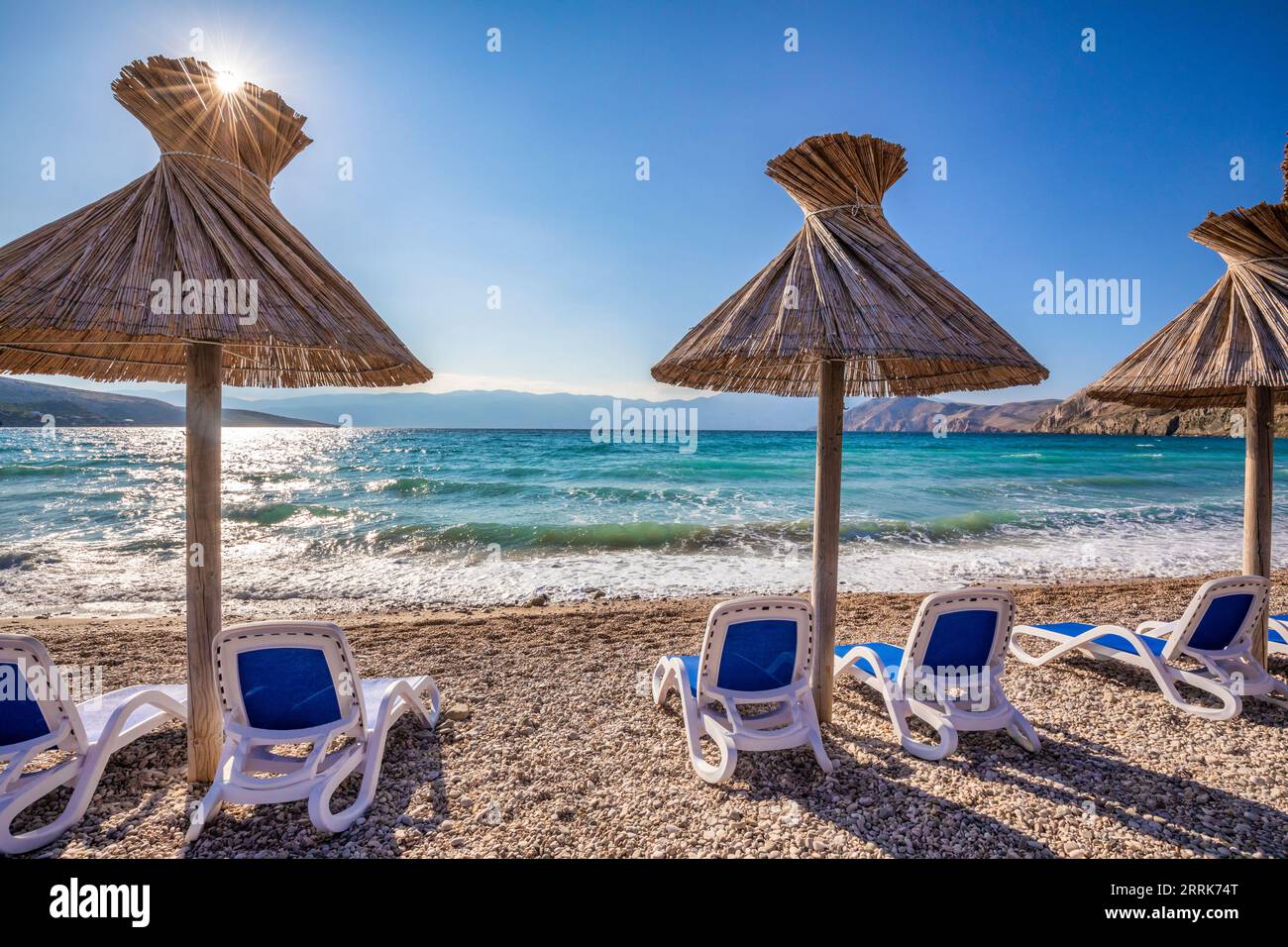 Croatia, Kvarner bay, Primorje Gorski Kotar County, island of Krk ...