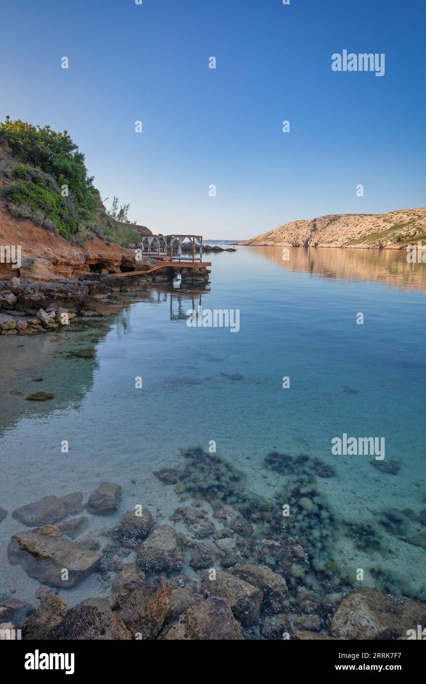 Europe, Croatia, Primorje-Gorski Kotar County, island of Rab, Plaza ...