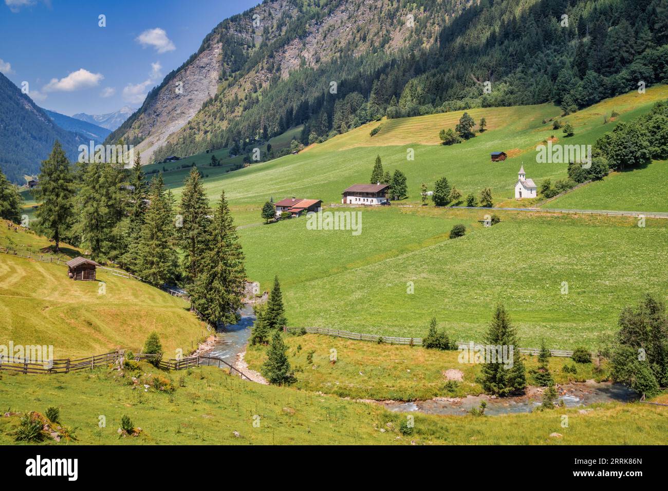 Rural landscape in the vals valley hi-res stock photography and images ...