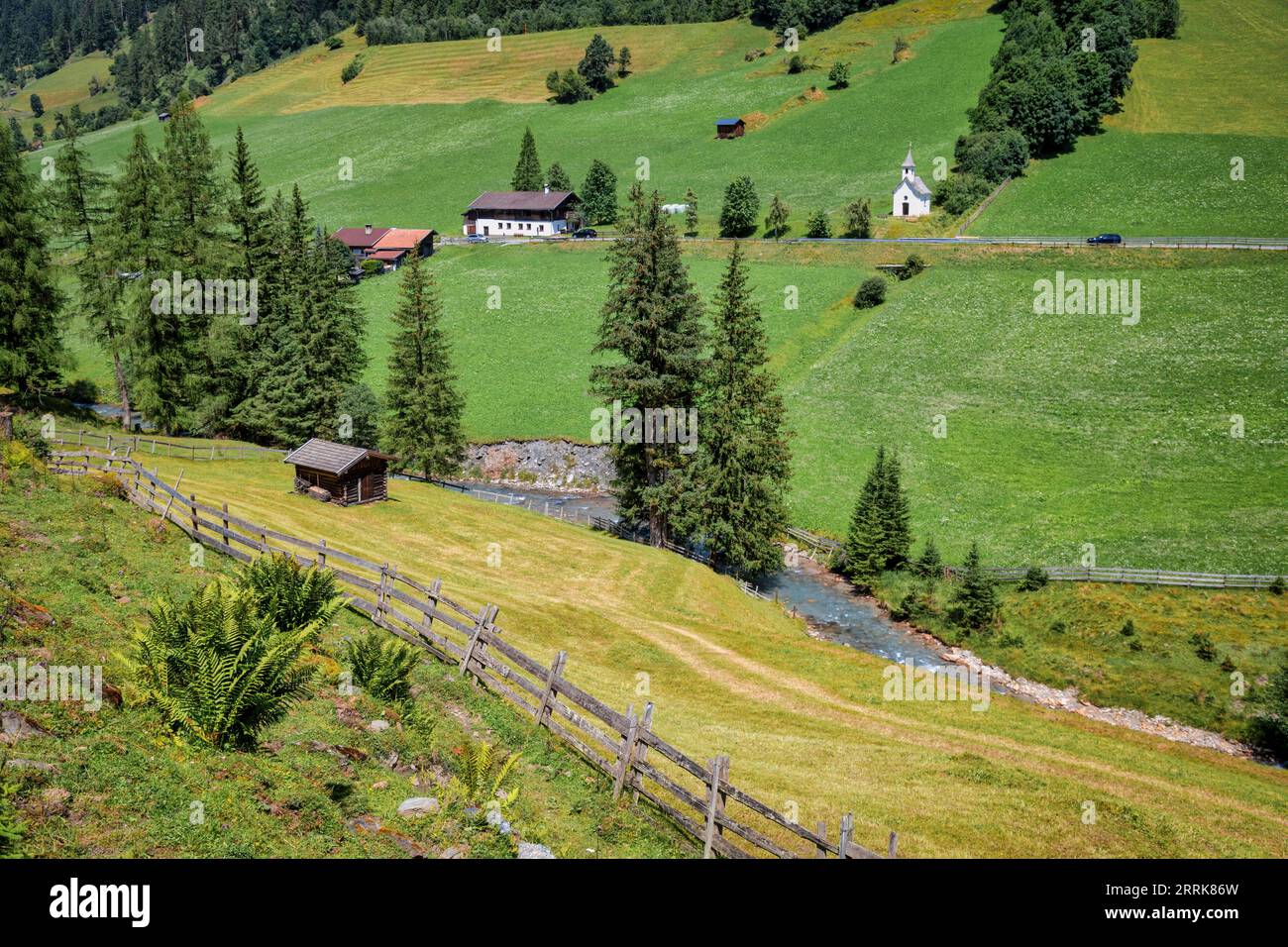 Rural landscape in the vals valley hi-res stock photography and images ...