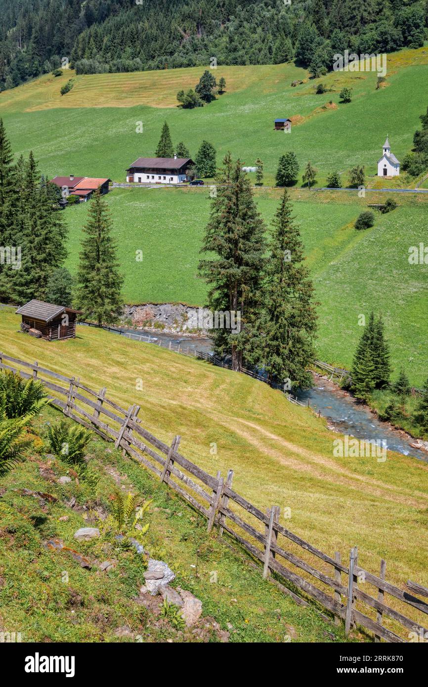 Rural landscape in the vals valley hi-res stock photography and images ...