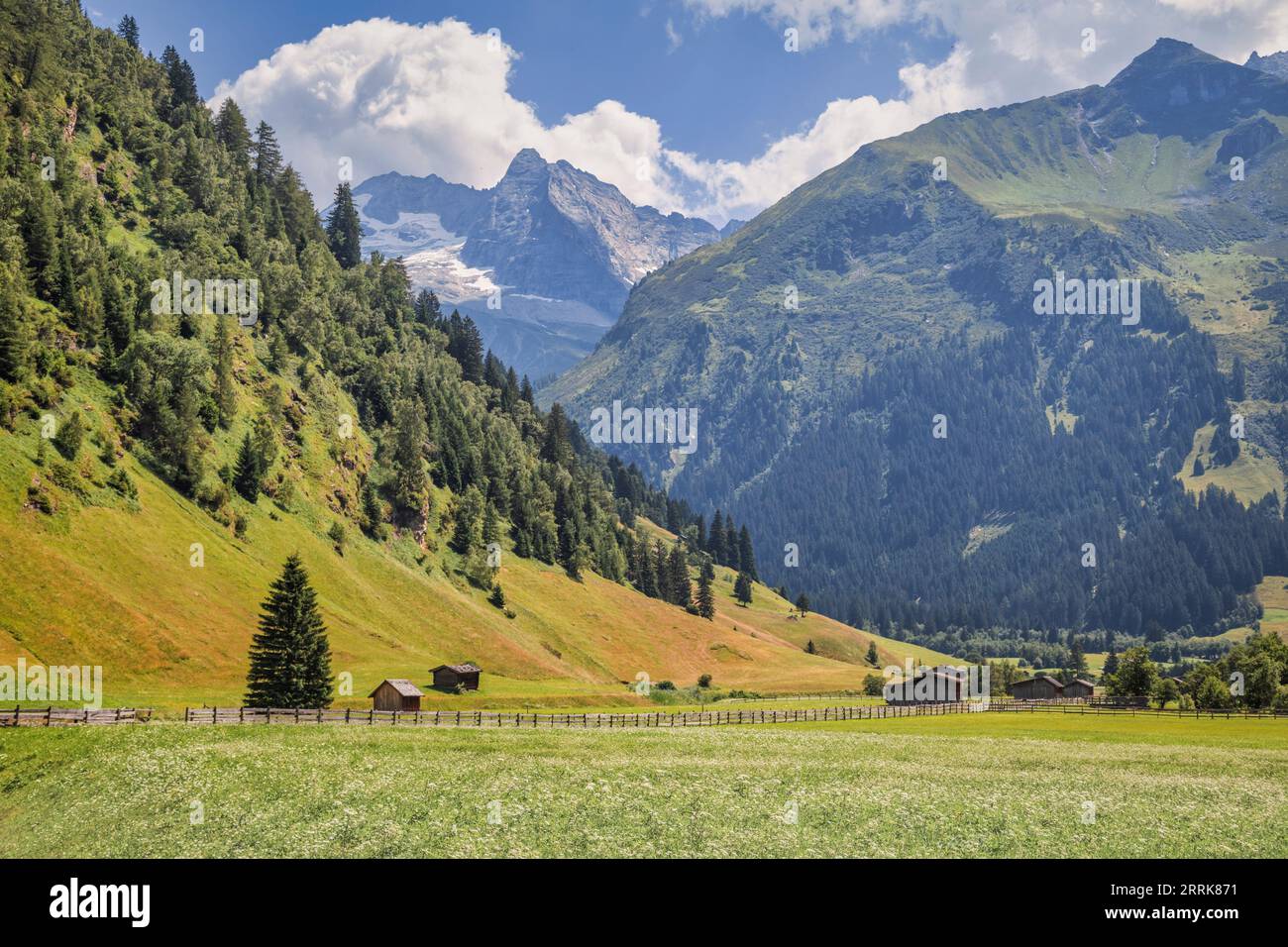 Rural landscape in the vals valley hi-res stock photography and images ...