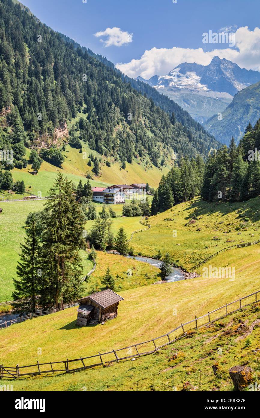 Rural landscape in the vals valley hi-res stock photography and images ...