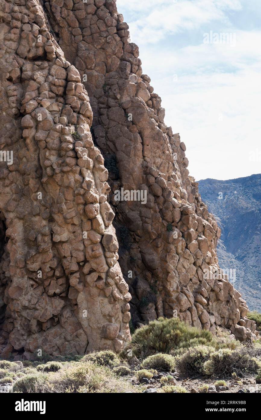 Tenerife, Canary Island, Pico del Teide National Park, volcanic rock ...