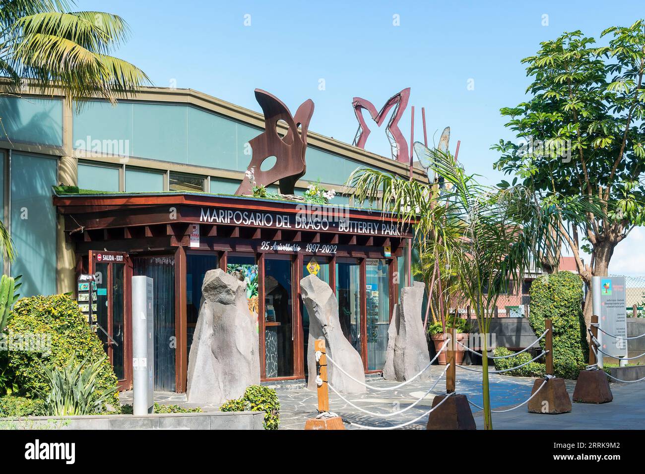 Tenerife, Icod de los Vinos, Mariposario del Drago, Butterfly House ...