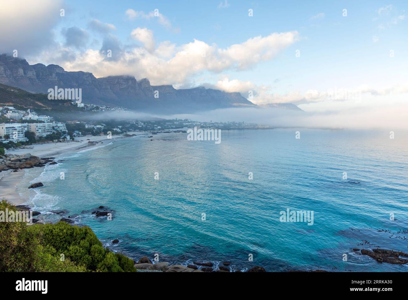 Clifton Beach in Cape Town in the morning, South Africa, Atlantic Ocean ...